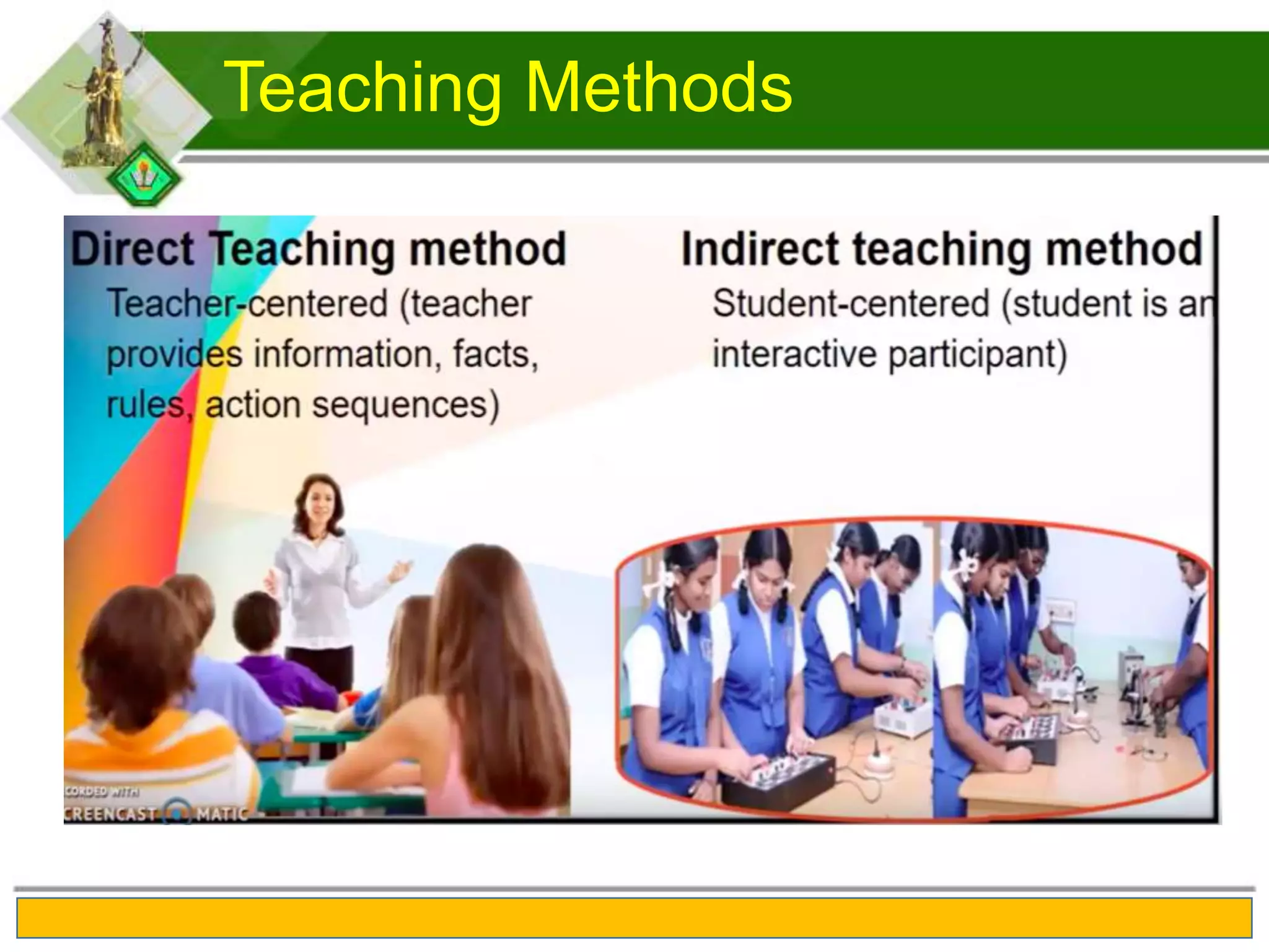 Teaching approaches, strategies, methods and techniques | PPTX