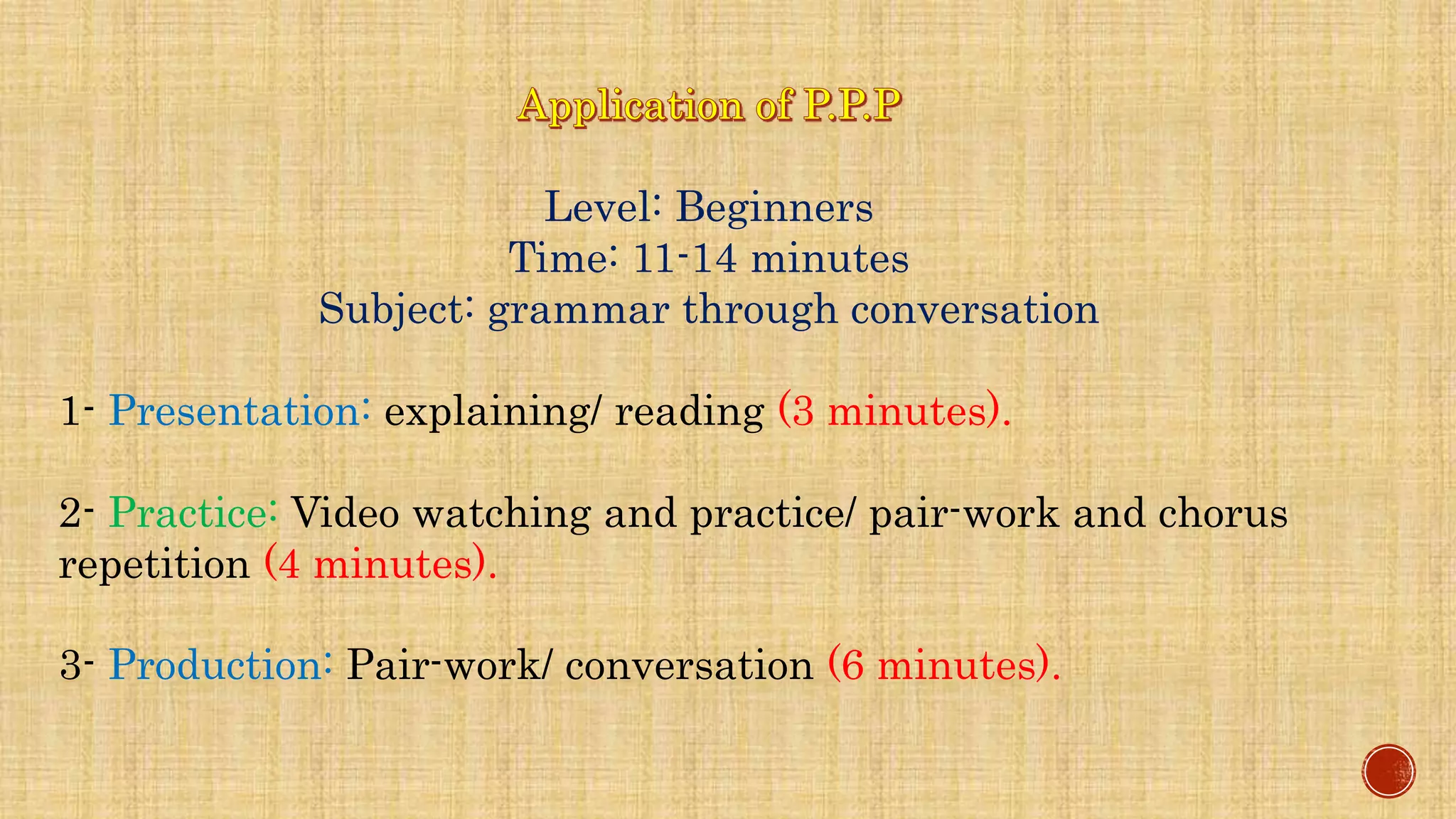 Teaching approaches (ttt) & (ppp) | PPTX