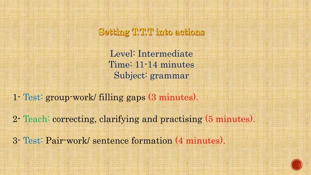 Teaching approaches (ttt) & (ppp) | PPTX