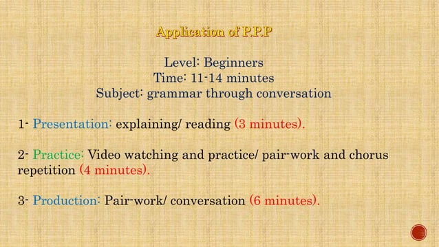 Teaching approaches (ttt) & (ppp) | PPTX