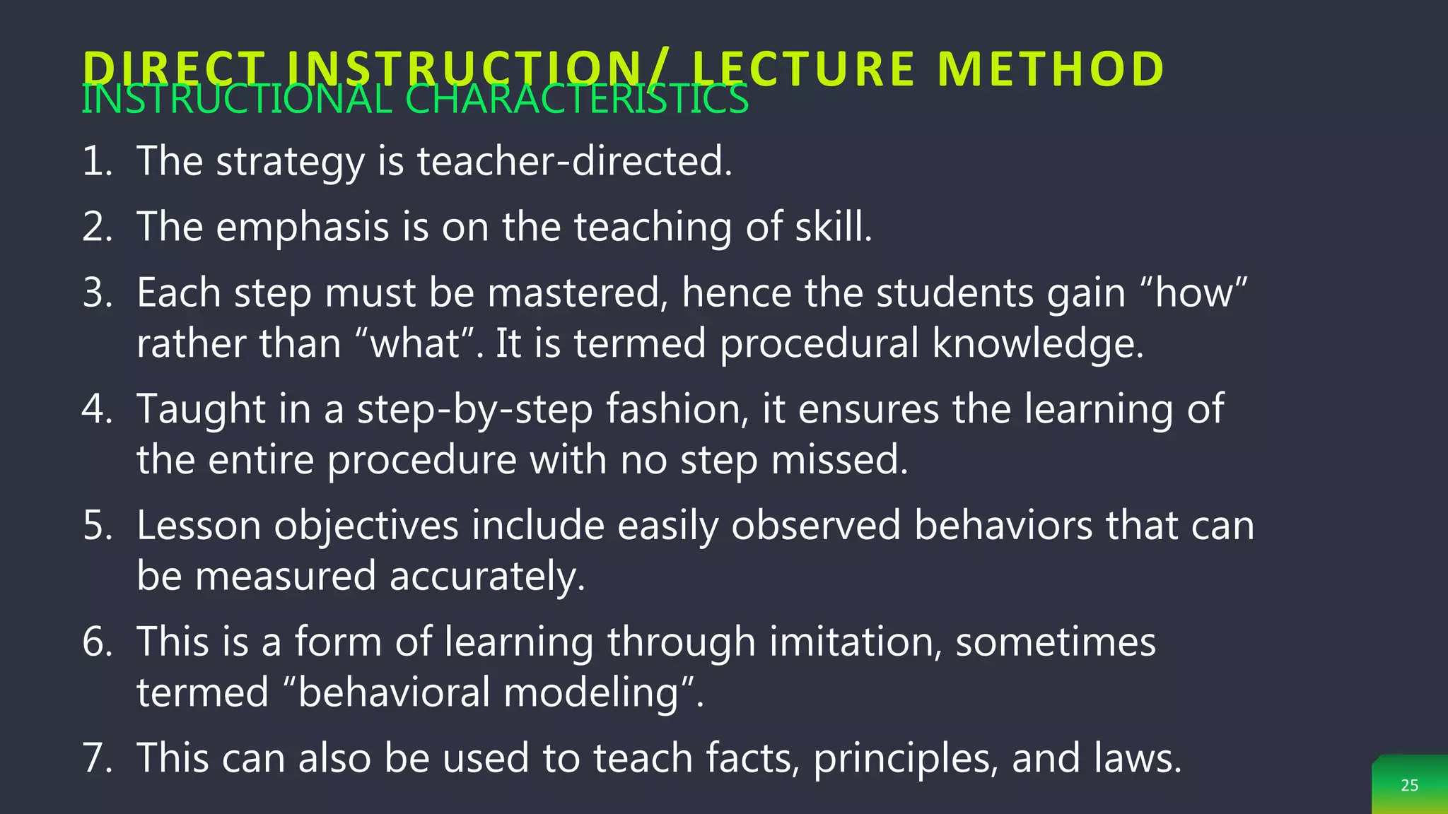 Teaching approach, strategy, method and techniques | PPTX