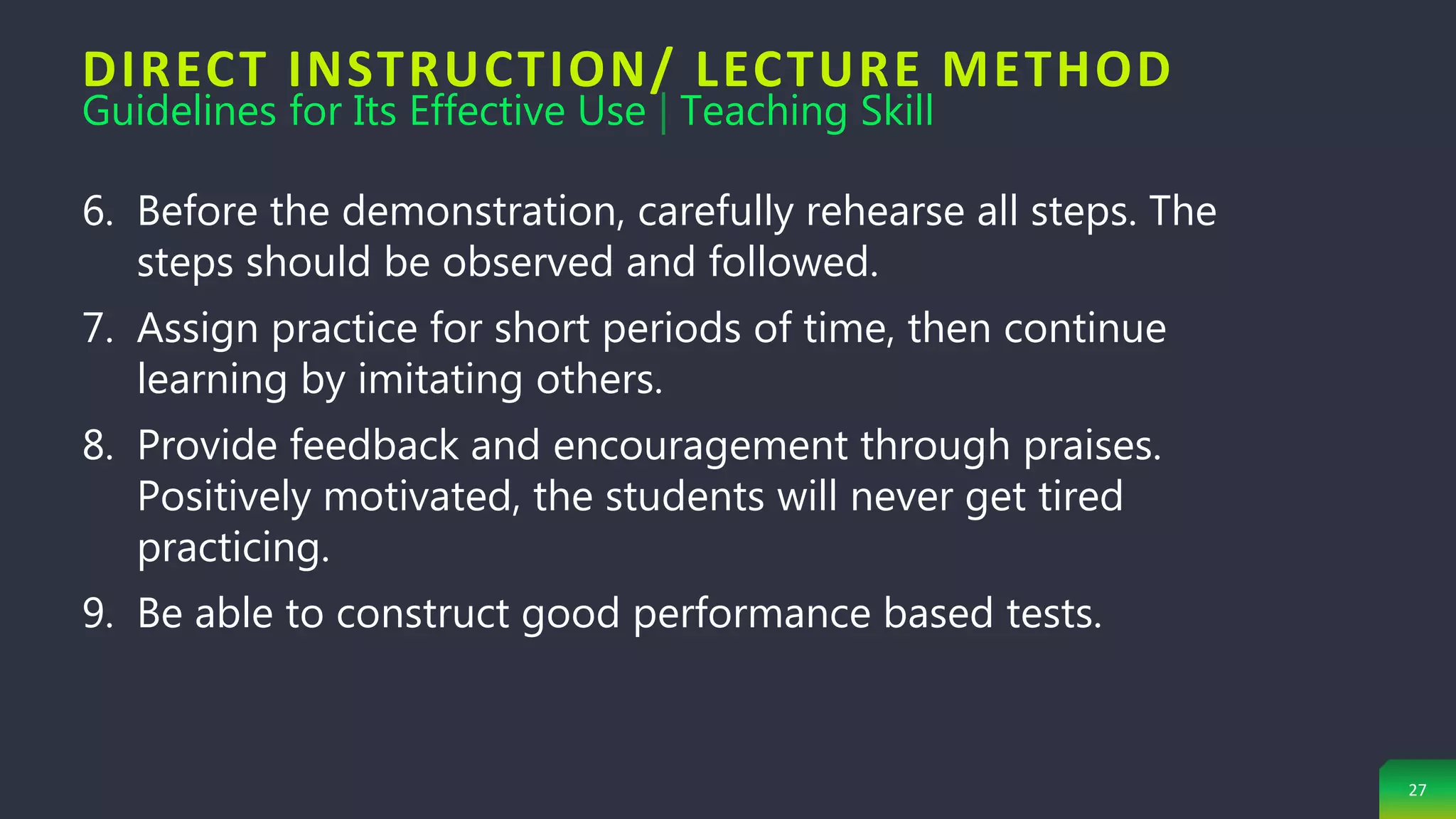 Teaching approach, strategy, method and techniques | PPTX