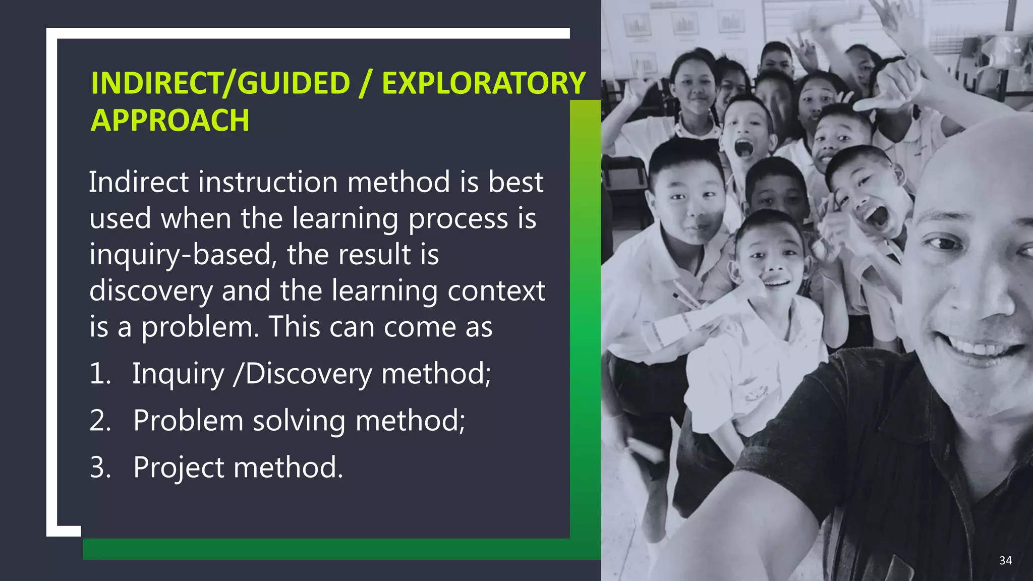 Teaching approach, strategy, method and techniques | PPTX