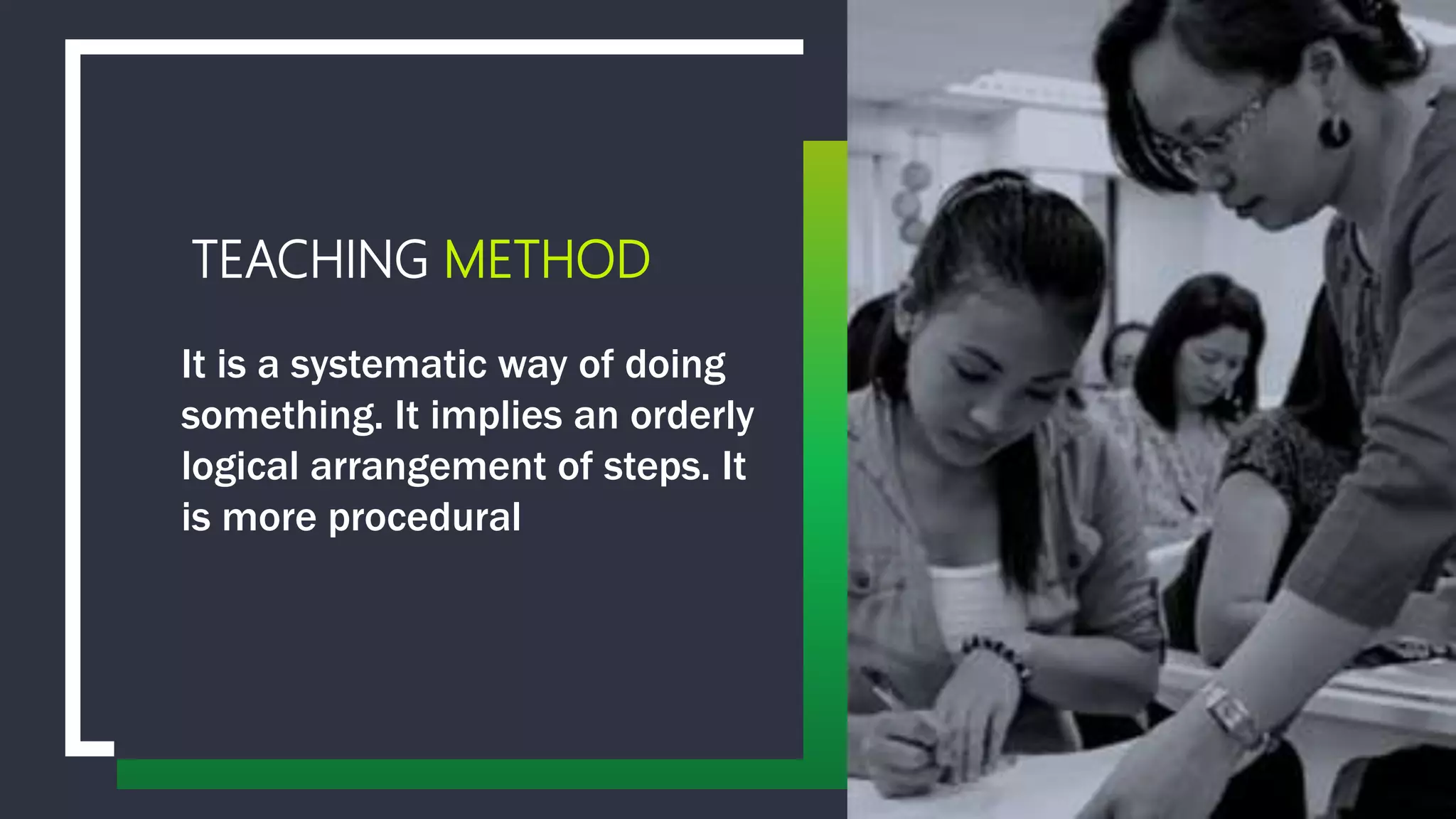 Teaching approach, strategy, method and techniques | PPTX