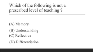 Teaching aptitude-Class 1-Levels of learning.pptx