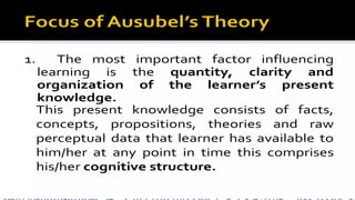 Teaching aptitude-Class 6 -Ausubels Meaningful learning theory.pptx