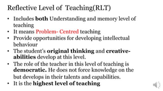 Teaching aptitude UGC NET Paper 1 Objective,Concept,Levels,Requirements and Characteristics of ...