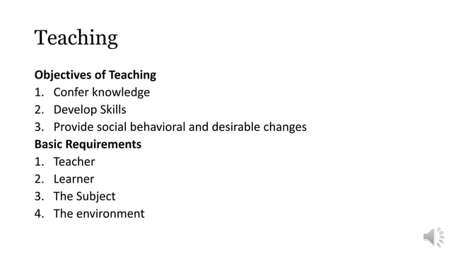 Teaching aptitude UGC NET Paper 1 Objective,Concept,Levels,Requirements and Characteristics of ...