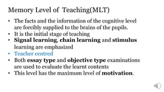 Teaching aptitude UGC NET Paper 1 Objective,Concept,Levels,Requirements ...