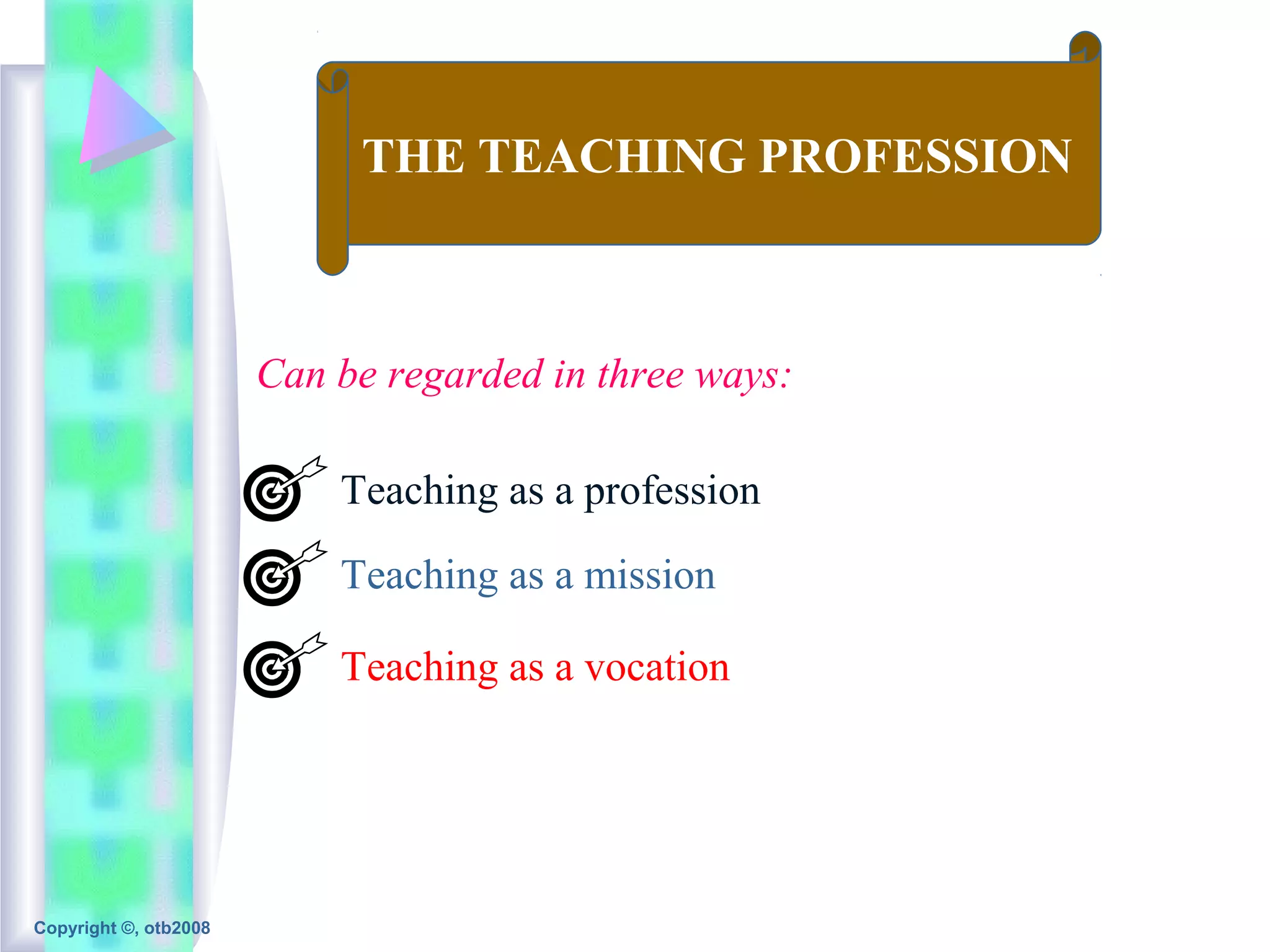 Teaching as a Profession | PPT