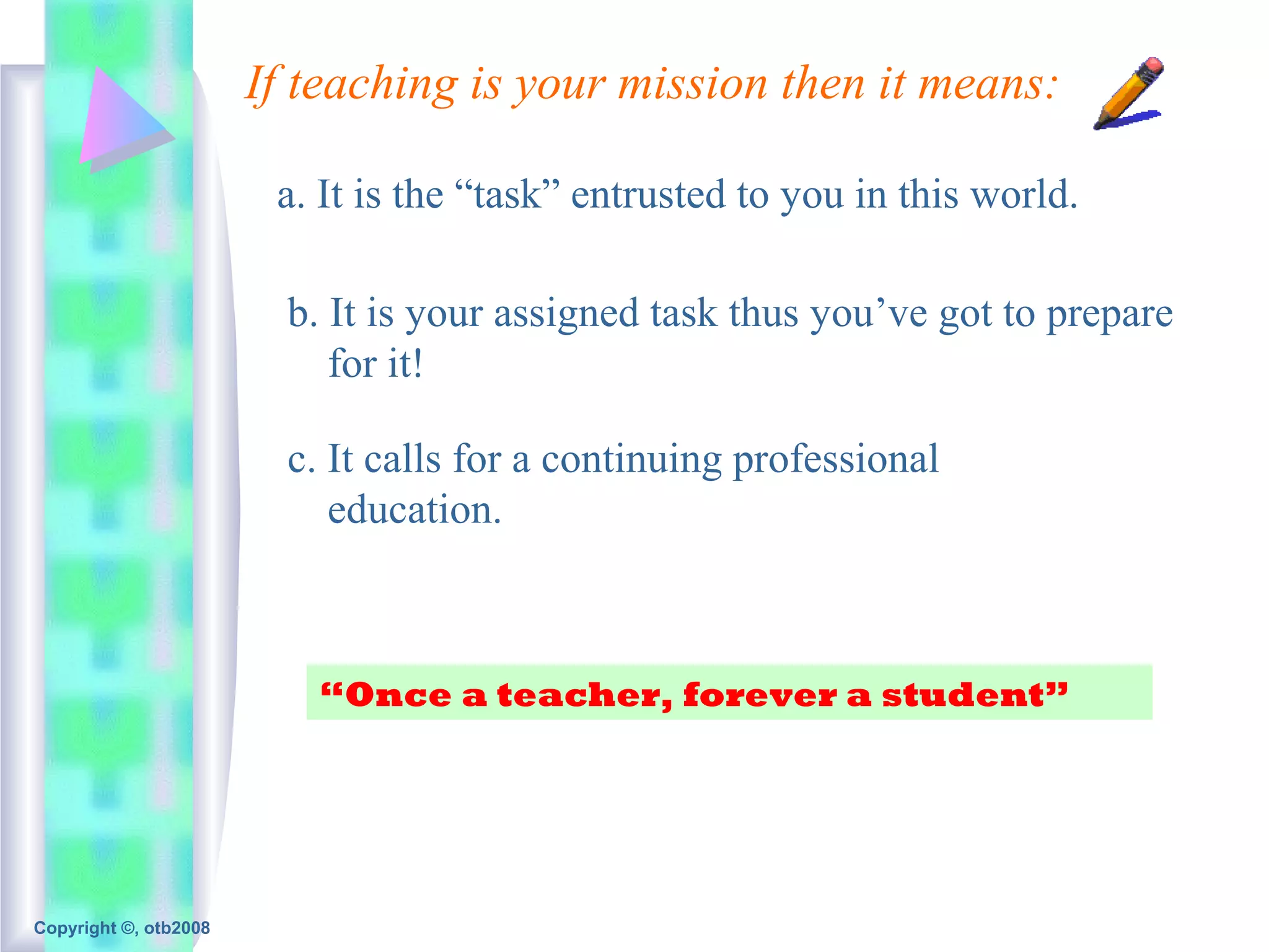 Teaching as a Profession | PPT