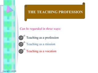 Teaching as a Profession | PPT