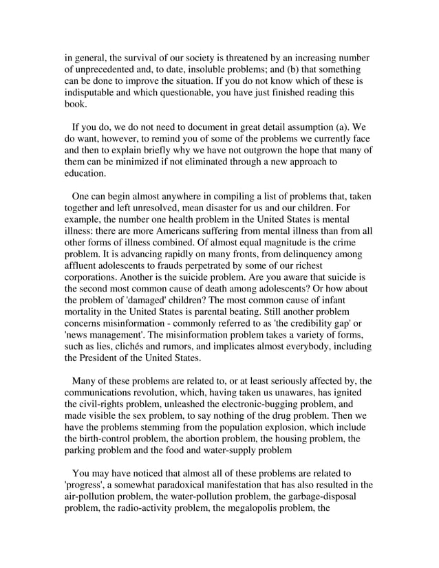 Teaching as a subversive activity ( pdf drive ) | PDF