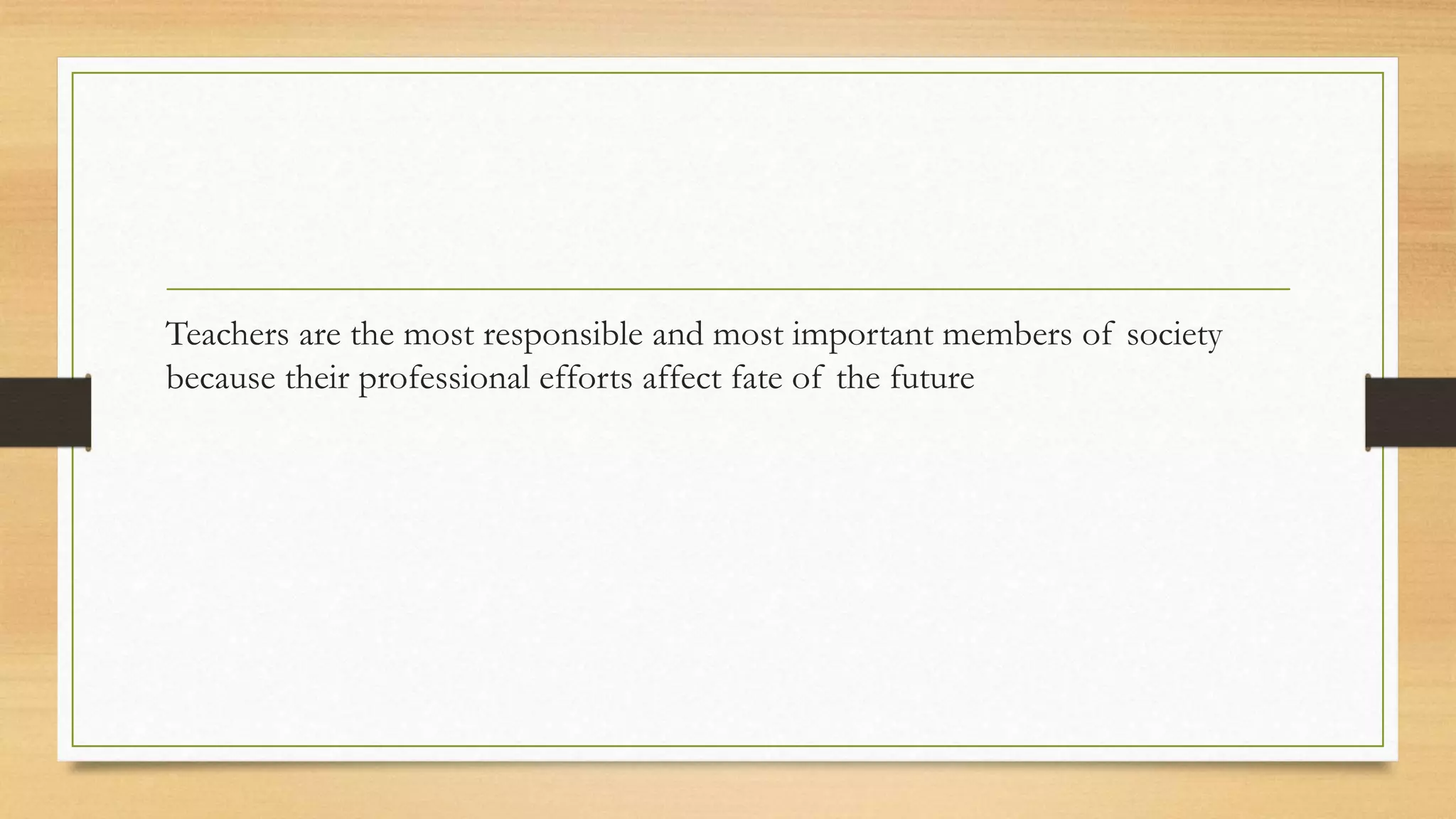 Teaching as noblest profession | PPTX
