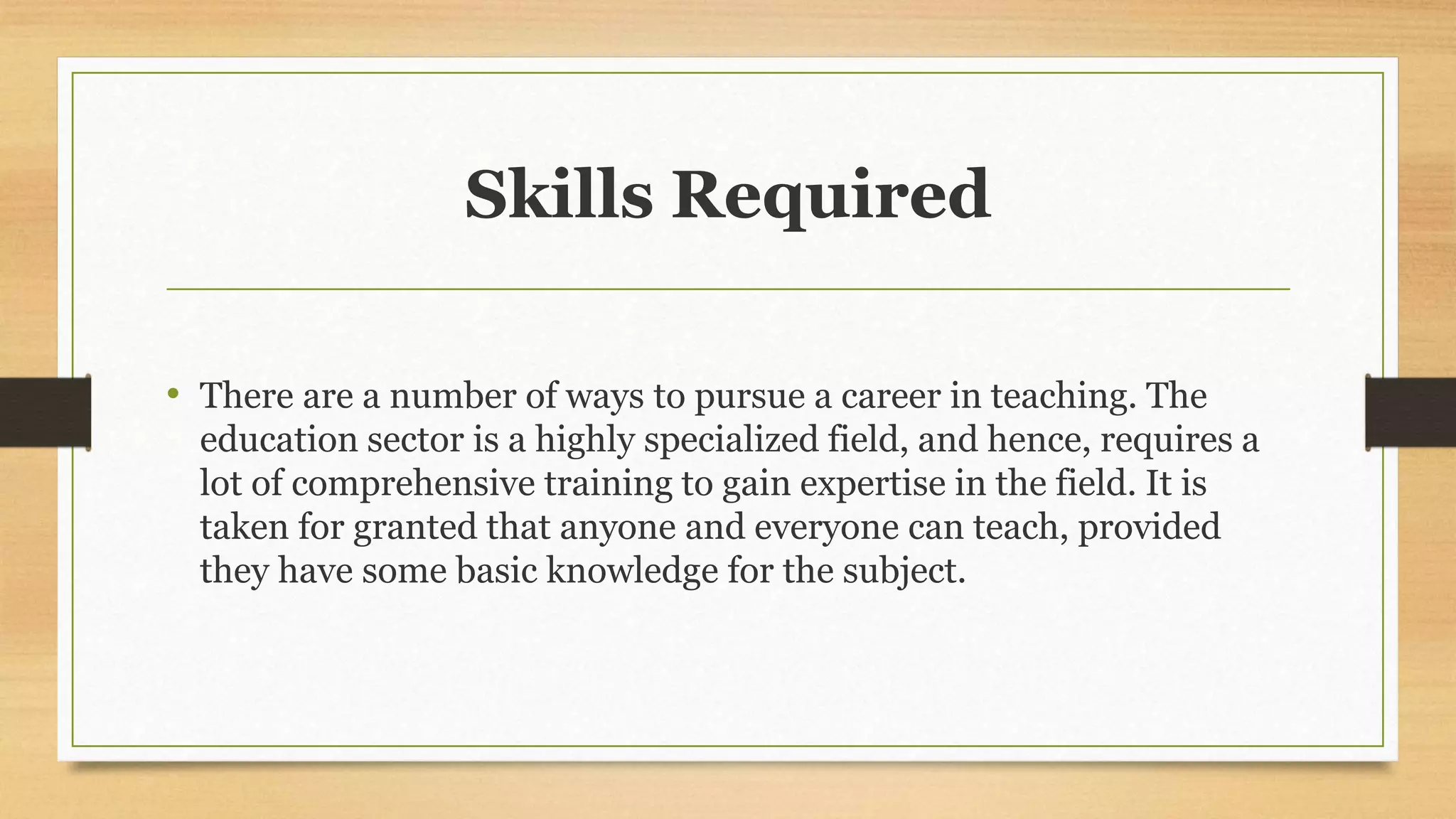 Teaching as noblest profession | PPTX