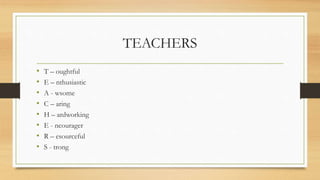 Teaching as noblest profession | PPTX
