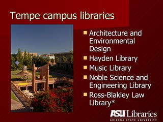 ASU Libraries: Tools You Can Use | PPT