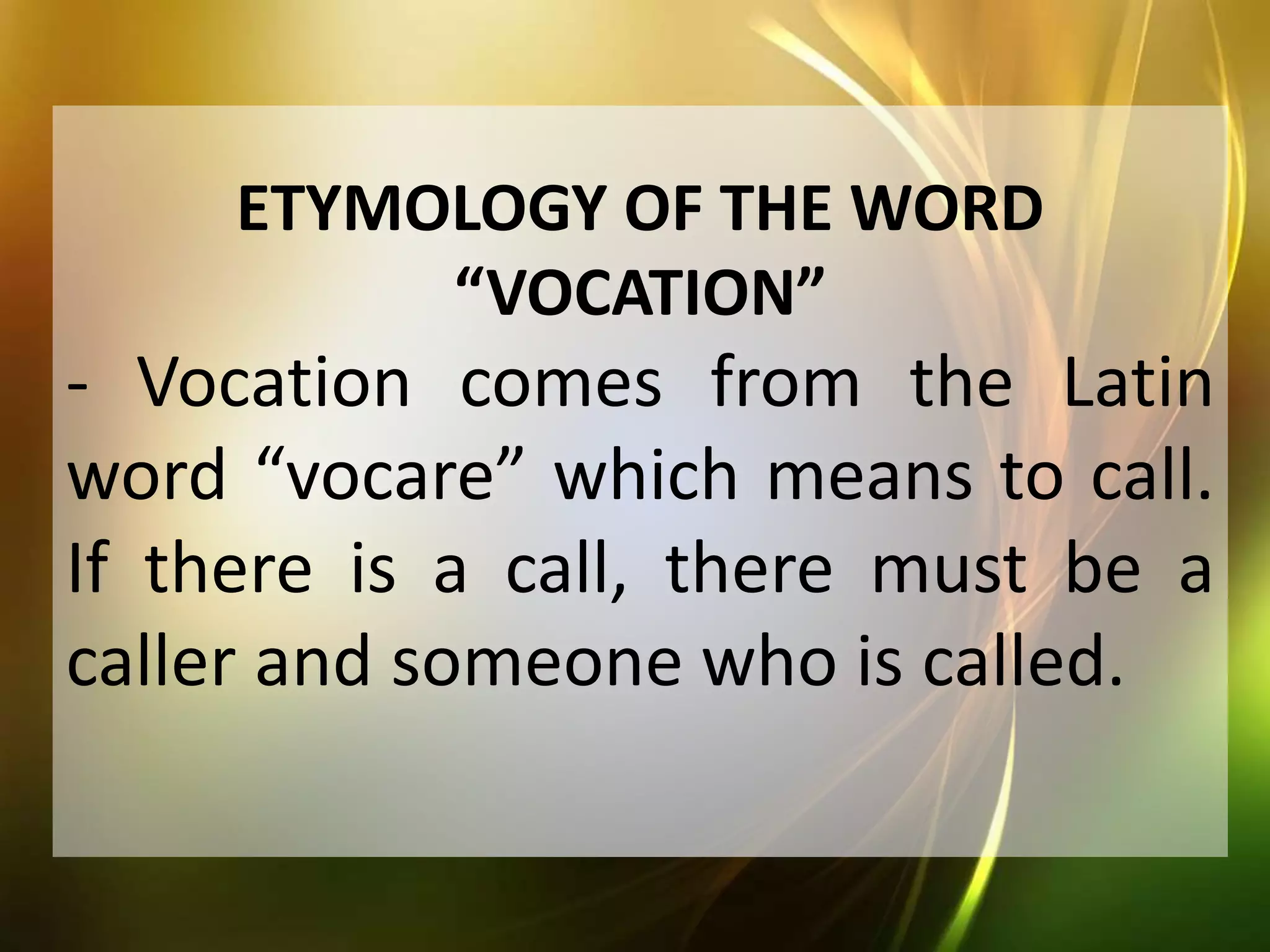 Teaching as your vocation, mission and profession | PPTX