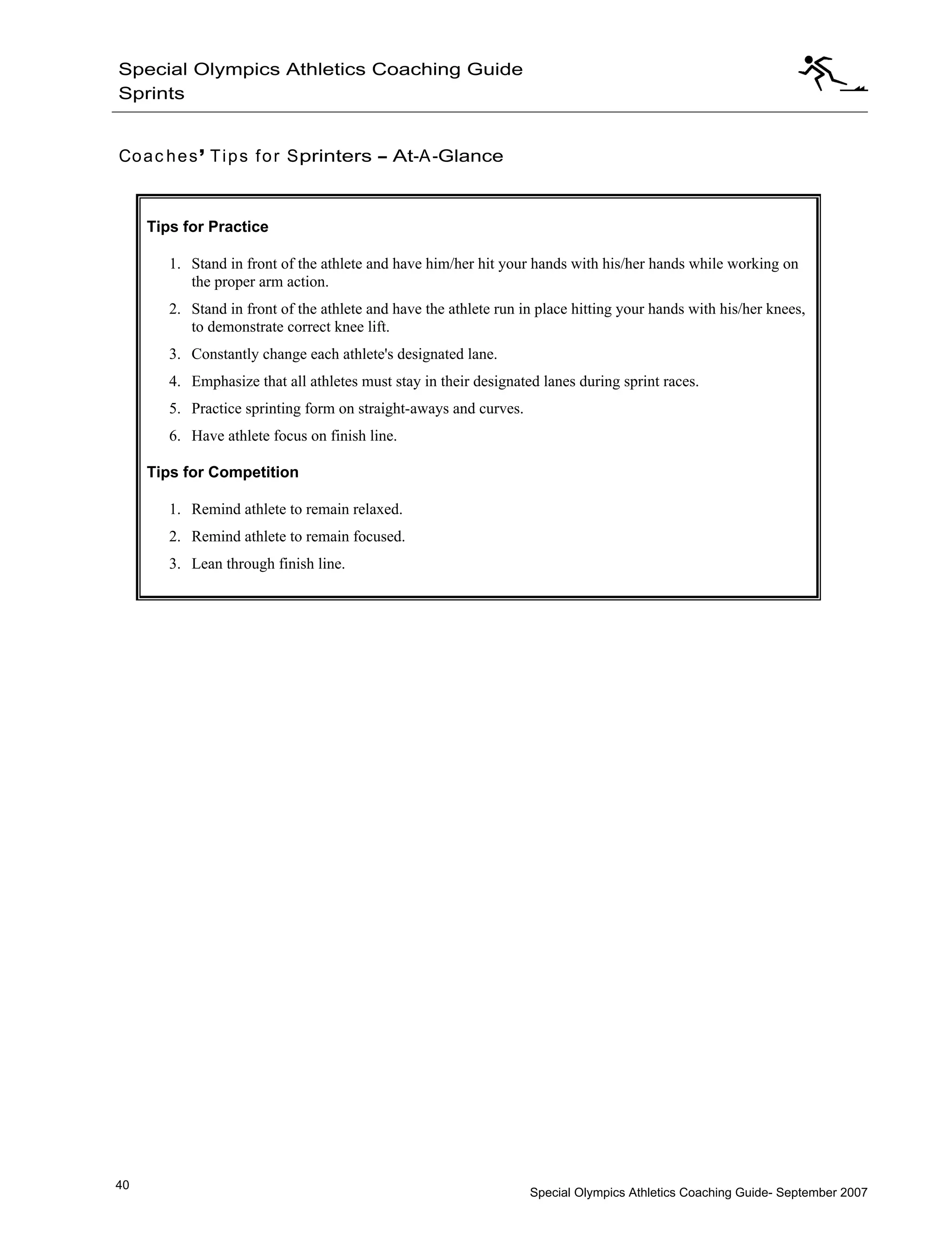 Teaching athletics skills, part 1 | PDF