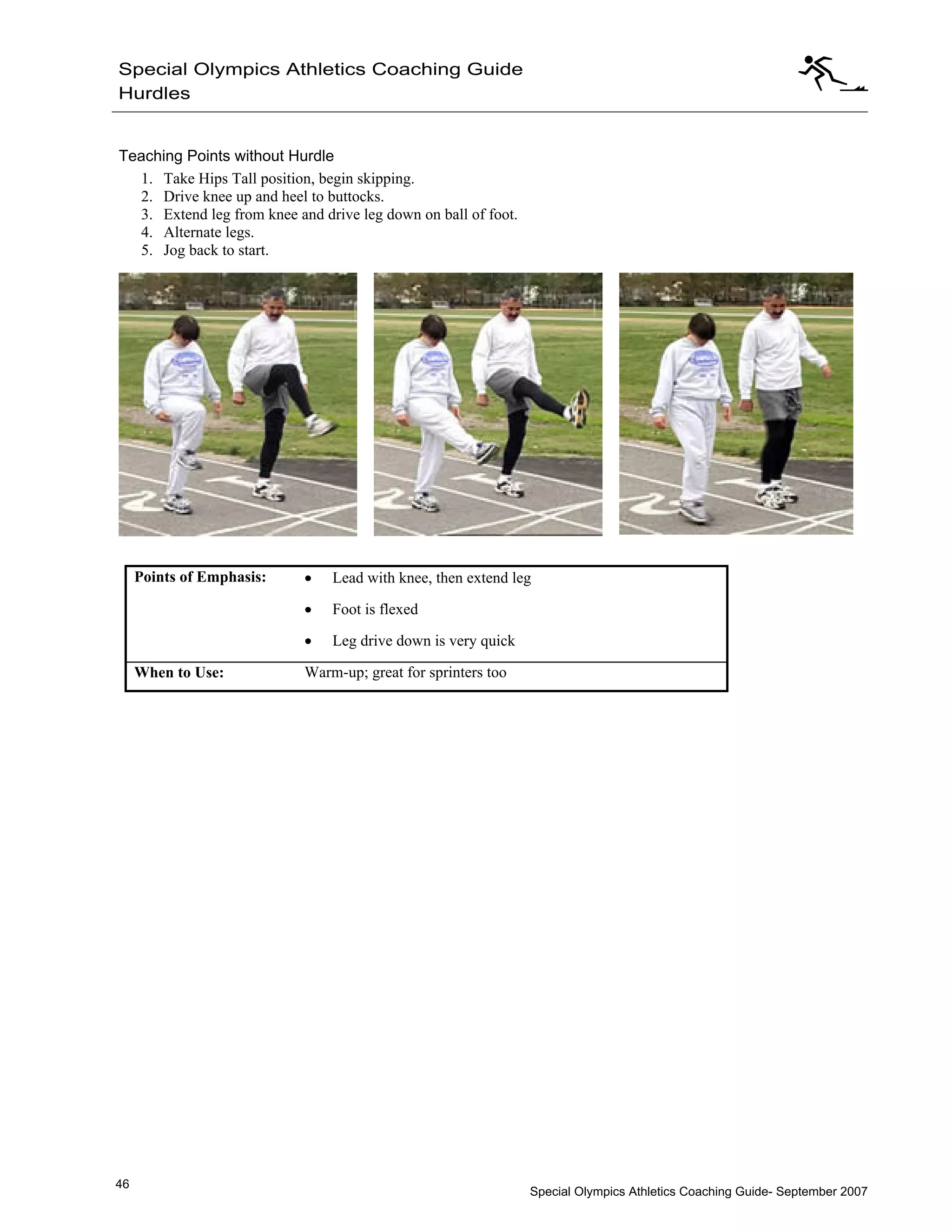 Teaching athletics skills, part 1 | PDF