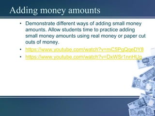 Teaching australian money j villis | PPTX