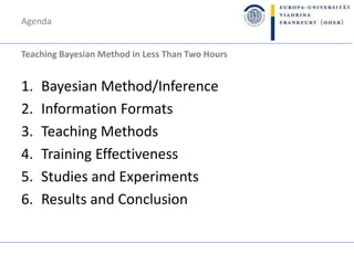 Teaching Bayesian Method | PPT
