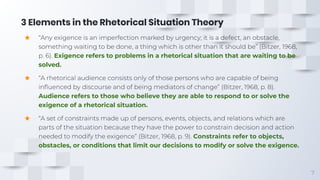 Teaching Bitzer's Rhetorical Situation Theory Through Game Based ...