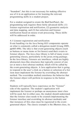 Teaching Case Teaching Software Componentization .docx | Programming Languages | Computing