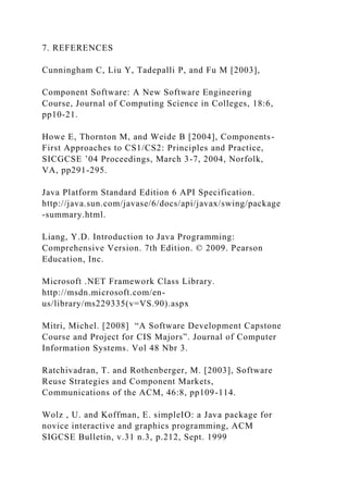 Teaching Case Teaching Software Componentization .docx | Programming ...