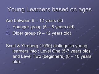 Teaching Across Age Level (children) | PPT