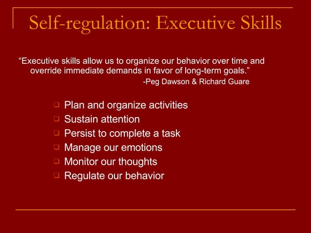 Teaching Children Self Regulation | PPT | Parenting Children Aged 4-11 ...