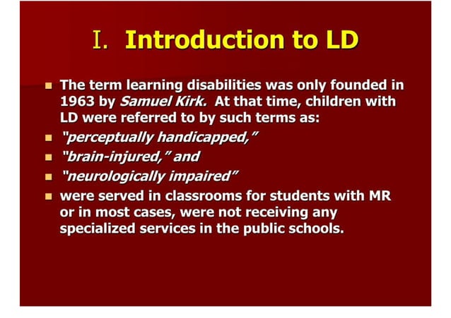 Teaching Children With Learning Disabilities | PDF