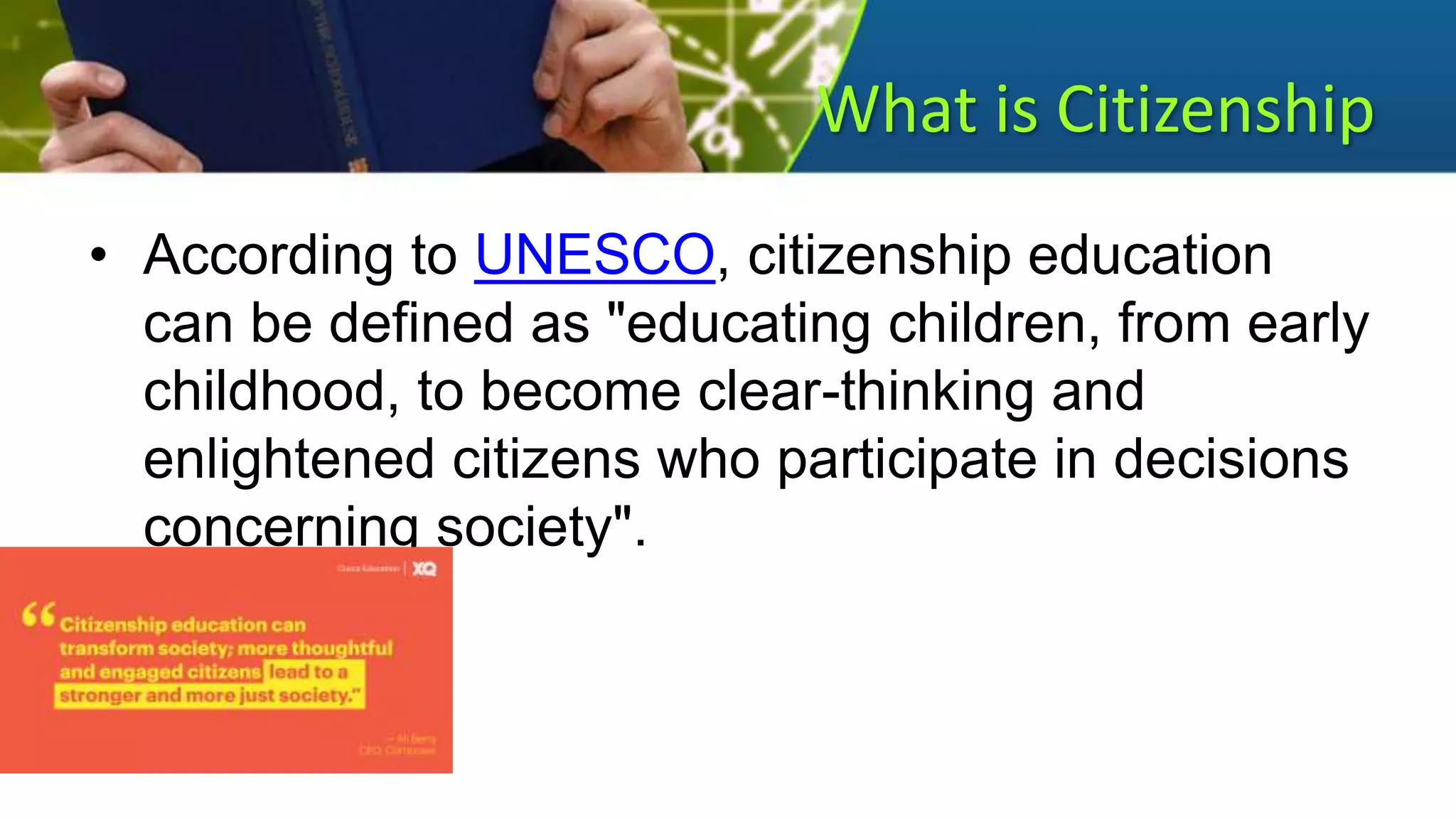 Teaching citizenship education | PPTX