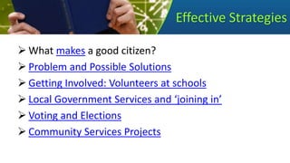 Teaching citizenship education | PPTX