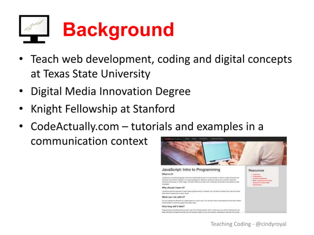Coding... For Communicators? | PPTX | Web Development | Internet