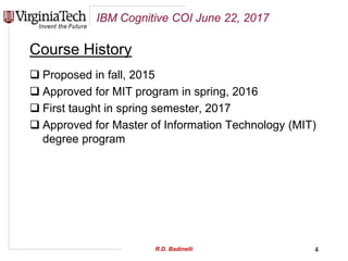 Teaching cognitive computing with ibm watson | PDF | Artificial ...