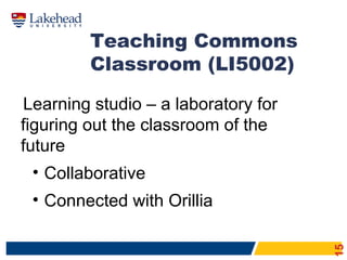 Teaching Commons: Lakehead University | PPT