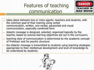 Teaching communication by airinei liliana | PPTX