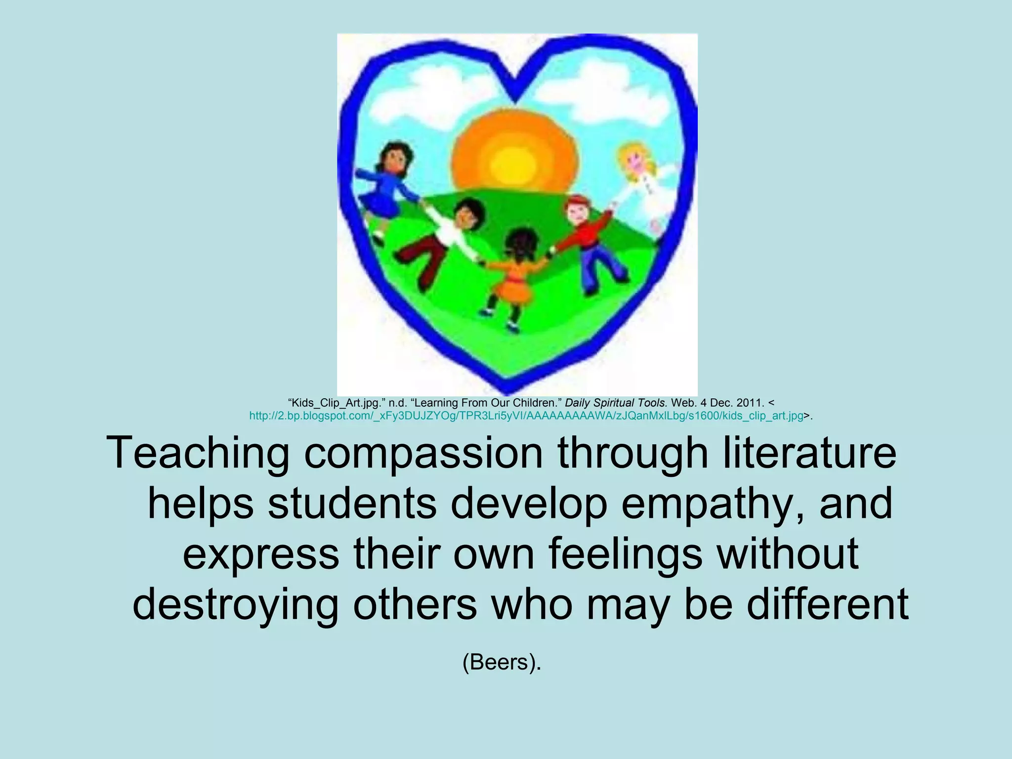 Teaching compassion through literature | PPT