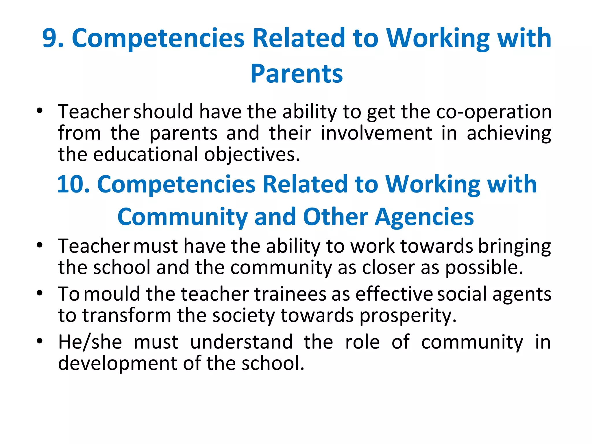 Teaching competency | PDF