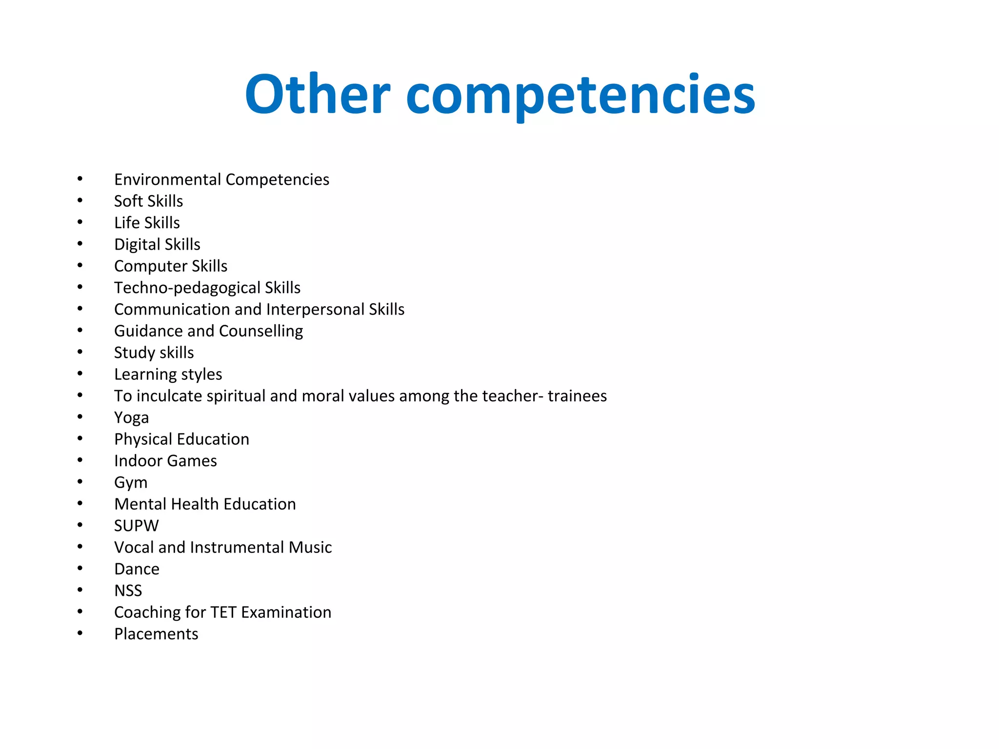 Teaching competency | PDF