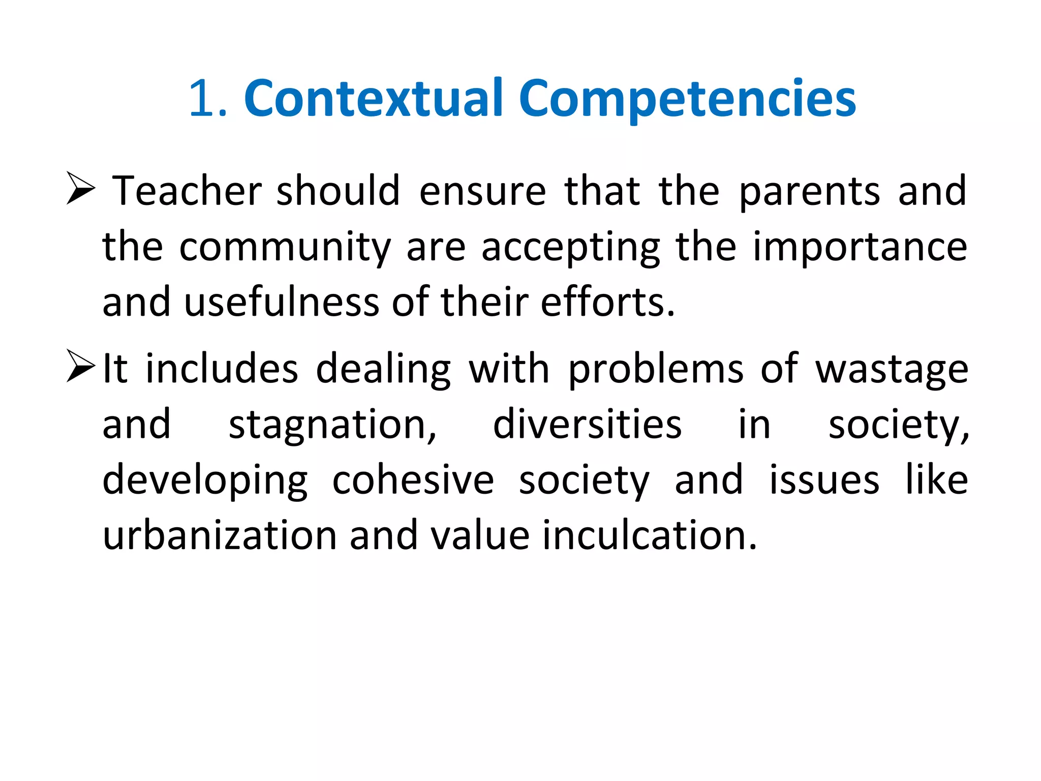 Teaching competency | PDF
