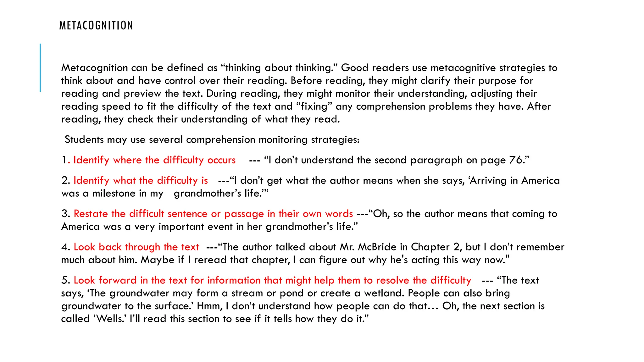 Teaching Comprehension Presentation for teachers | PPTX