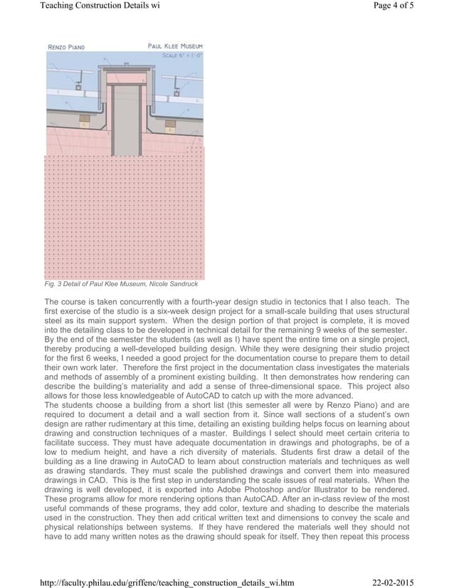 Teaching construction detail | PDF