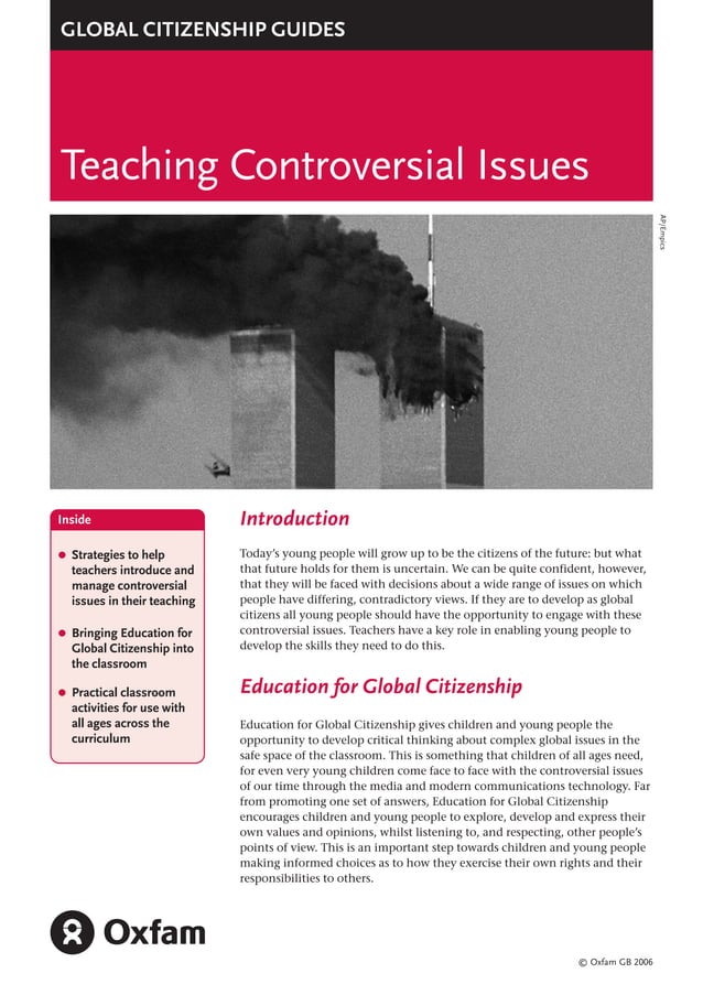 Teaching controversial issues | PDF