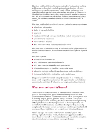 Teaching controversial issues | PDF