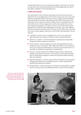 Teaching controversial issues | PDF