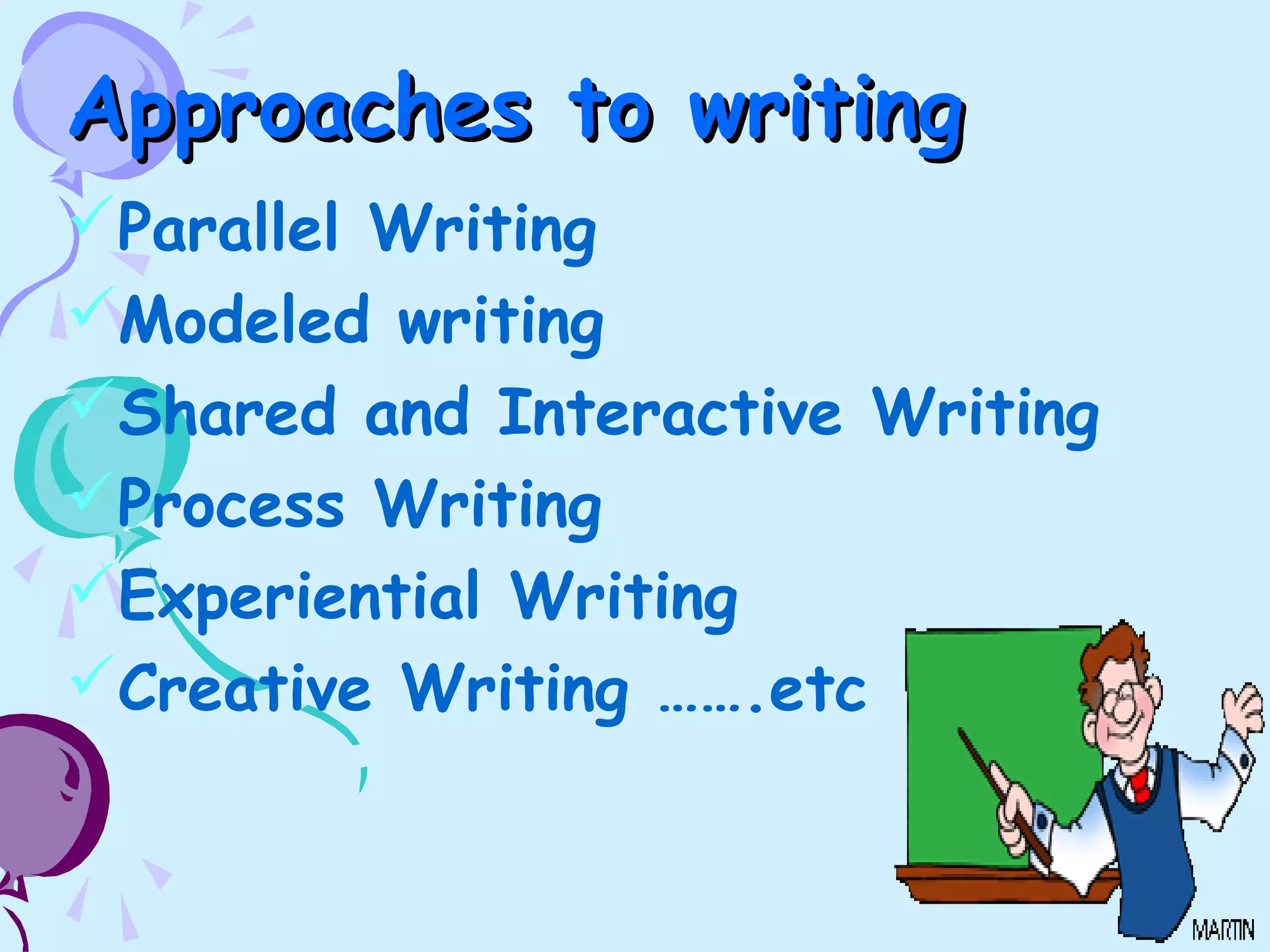 Teaching Creative Writing | PPT