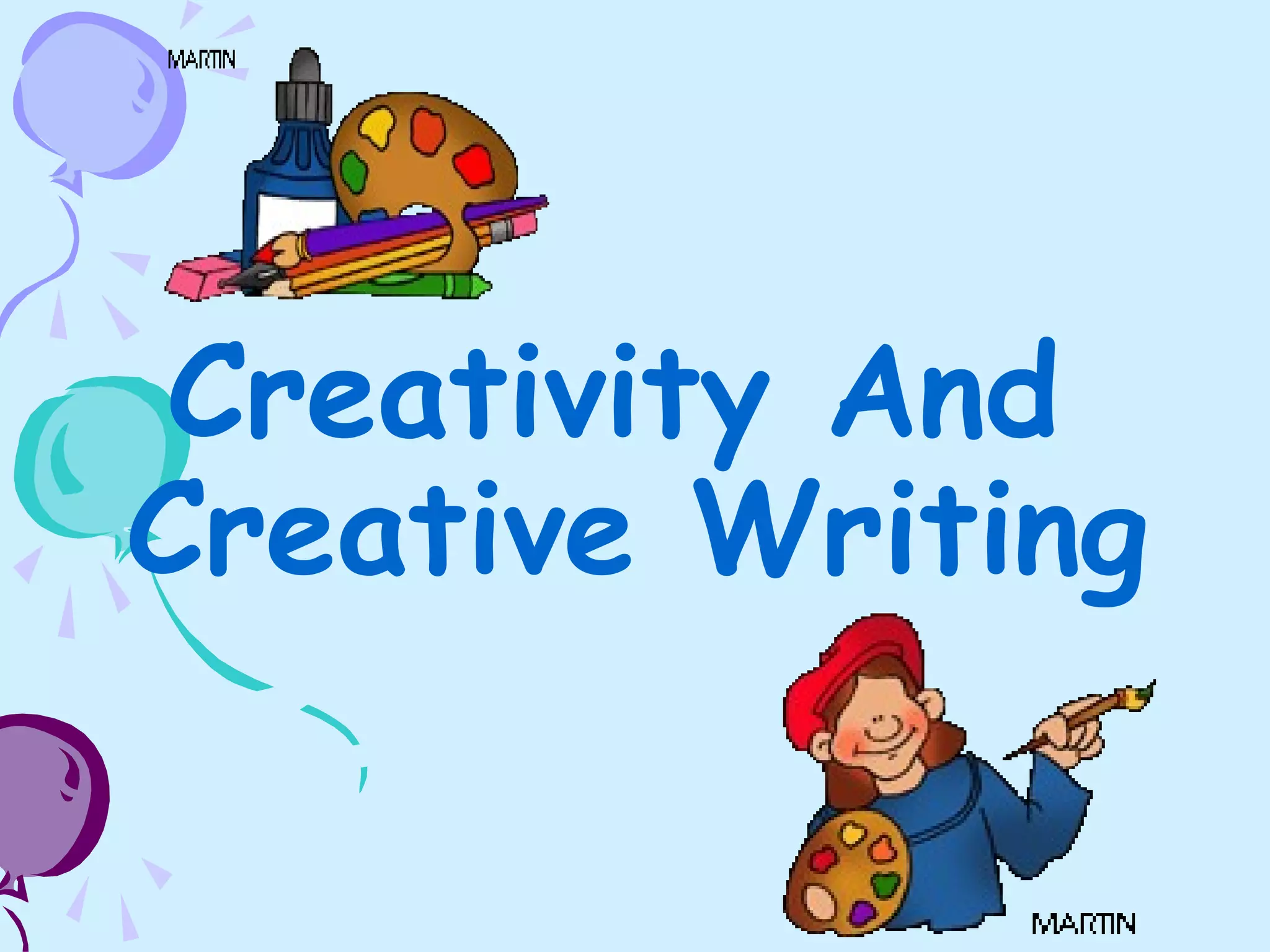 Teaching Creative Writing | PPT