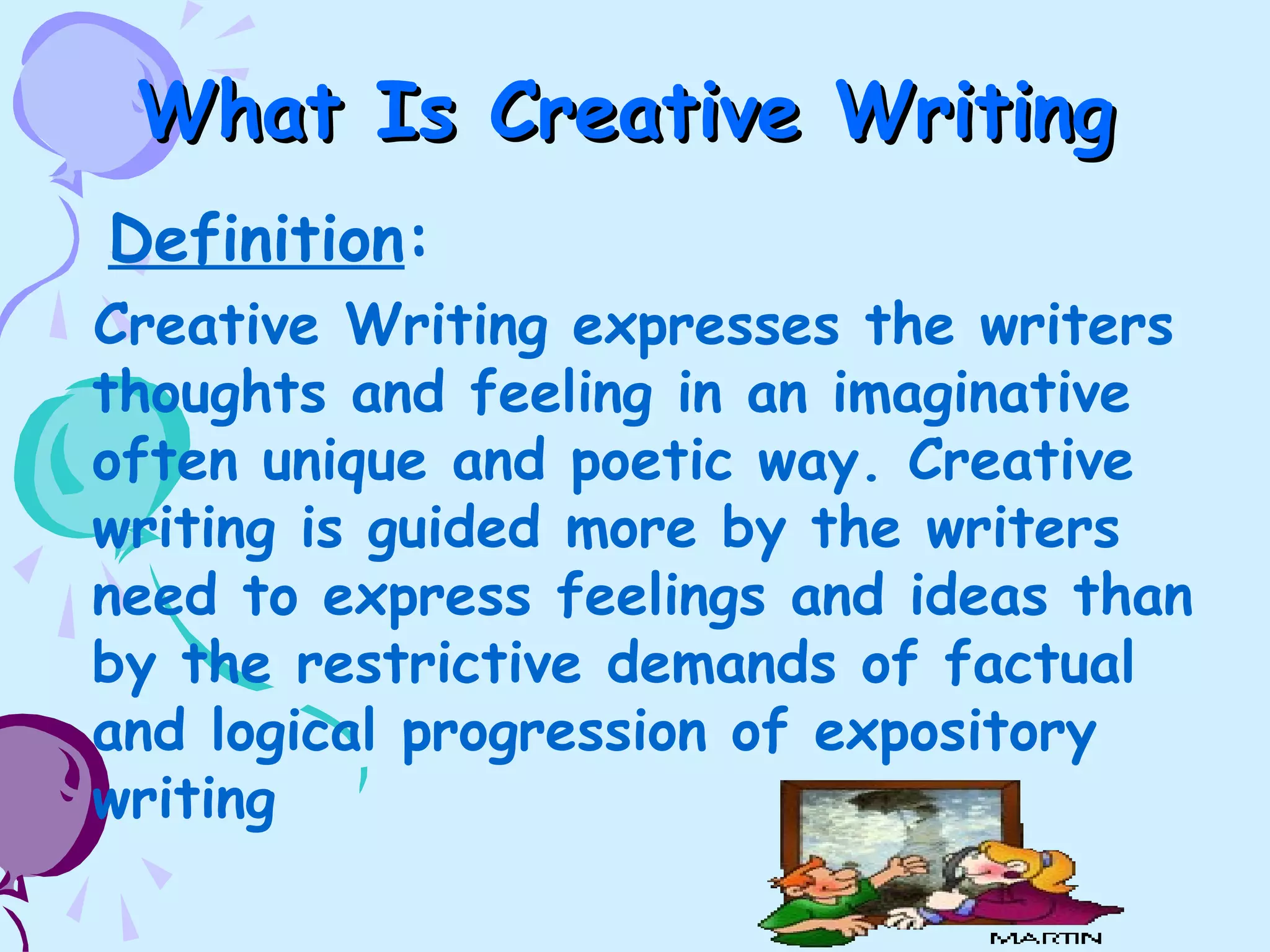 Teaching Creative Writing | PPT
